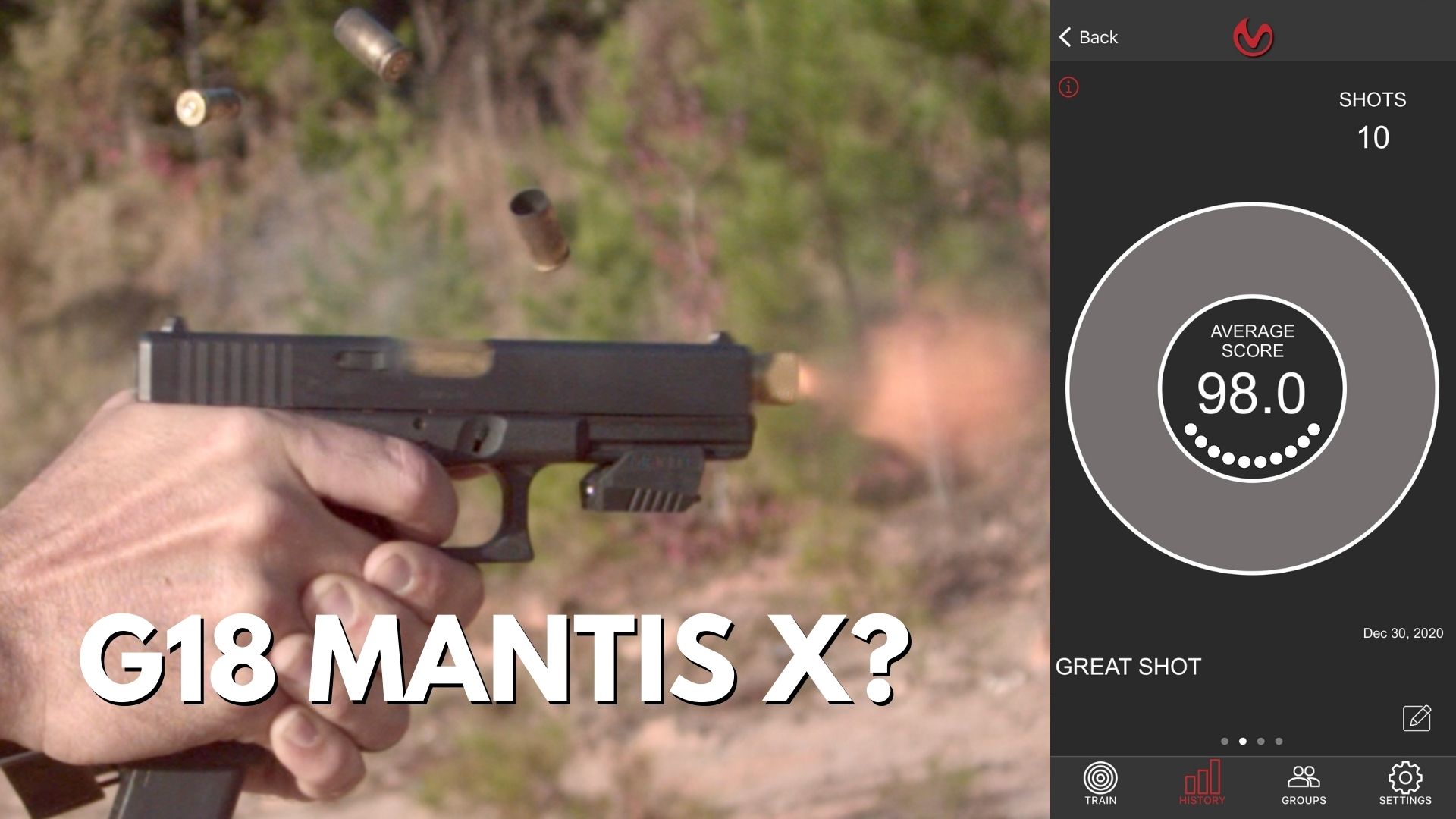 MantisX - Ultimate Dryfire Training System - Top Shot Dustin